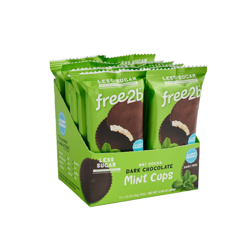 Dark Chocolate Mint Cups – Free2b Foods