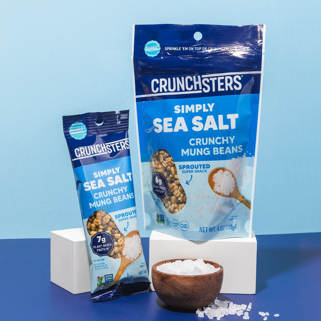 Simply Sea Salt Crunchy Mung Beans - Snack Pack – Free2b Foods