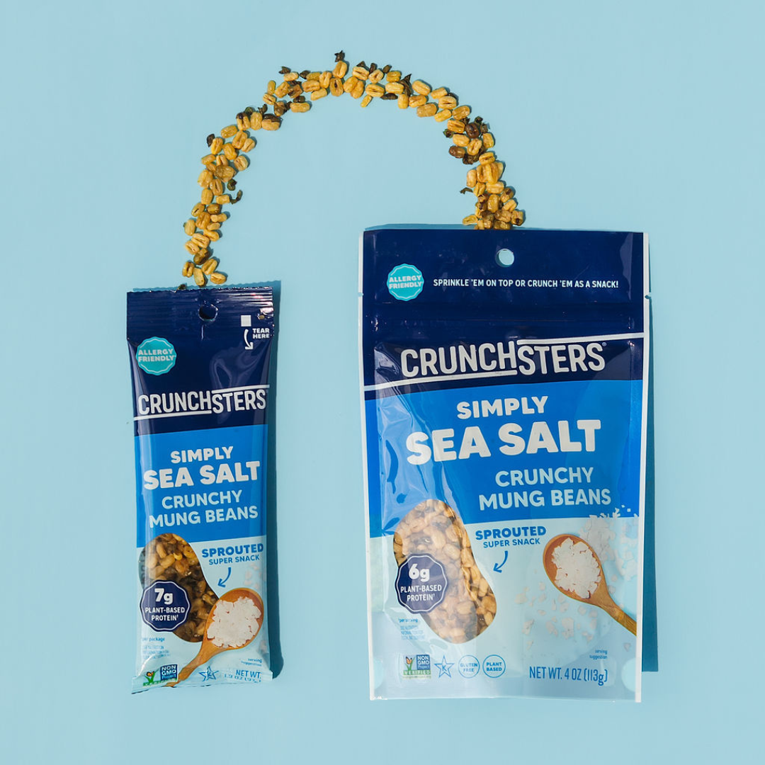 Simply Sea Salt Crunchy Mung Beans - Snack Pack – Free2b Foods